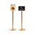 Gold Effect Poster Holder | Floor Standing Display | A4 Signpost ...