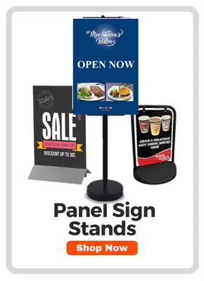 New! Outdoor Sign Stands & Holders | Sign & Banner Frames | Directional ...