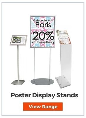 New! Sign Stands & Sign Holders | Floor & Wall Mounted Displays ...